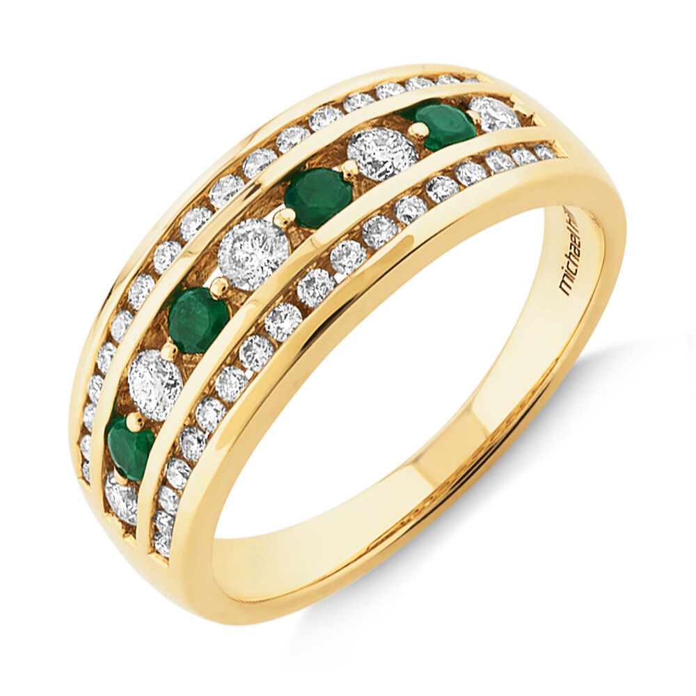Michael hill emerald rings store